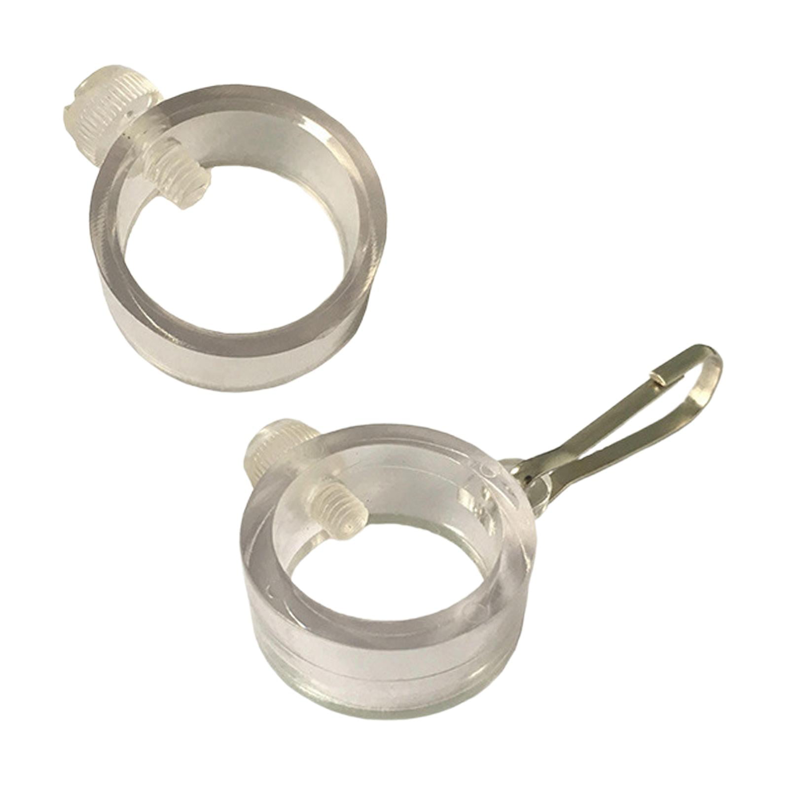 2 Pieces Flag Pole Rings Clamp, Replacement, 360 degree Rotating ...