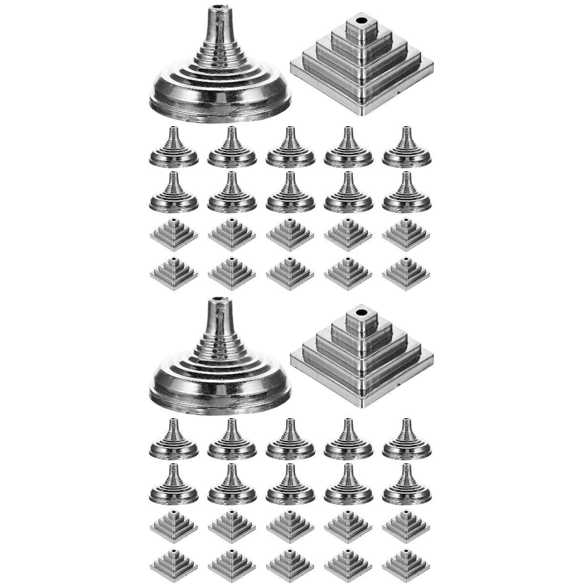 2 Pieces Flagpole Small Flags Base Desktop Stand Portable Office ...