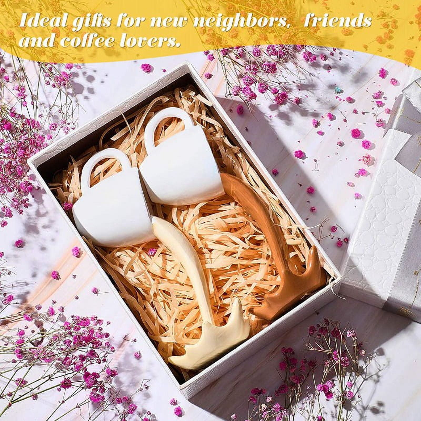 2 Pieces Floating Coffee Cups Coffee Bar Accessories Funny Pouring ...