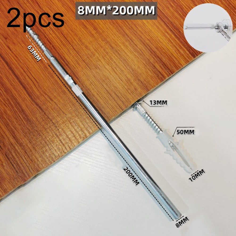 2 Pieces Floating Shelf Metal Brackets With Screws for Floating Wood ...