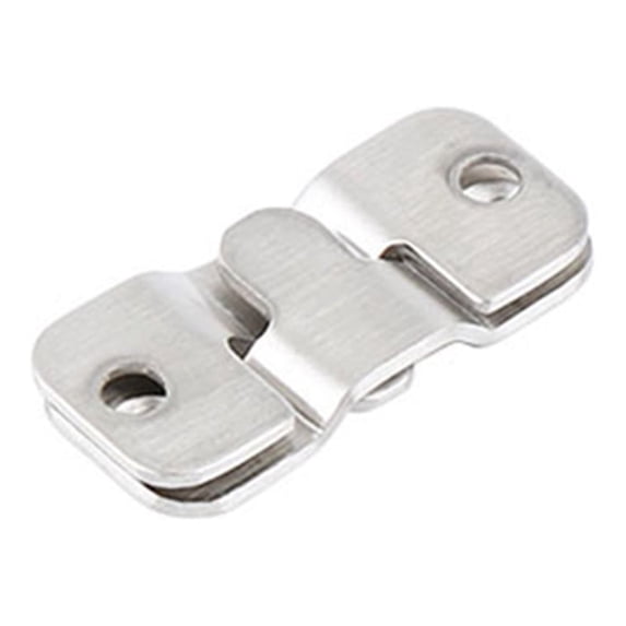 2 Pieces Flush Mount Bracket Furniture Stainless Steel Connector ...