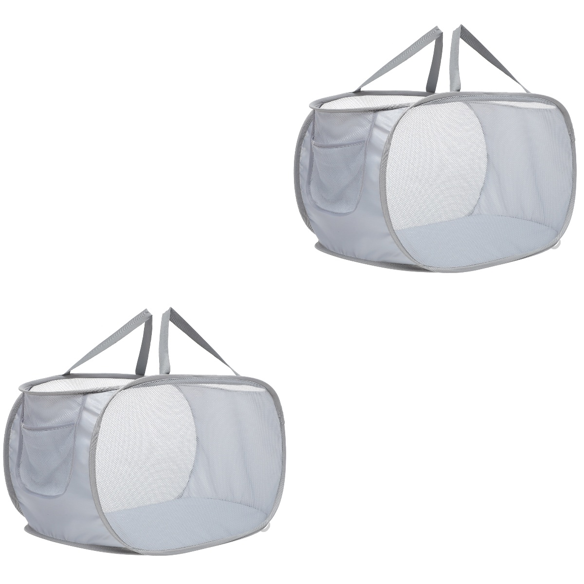 2 Pieces Folding Laundry Basket Laundry Baskets Collapsible Laundry ...