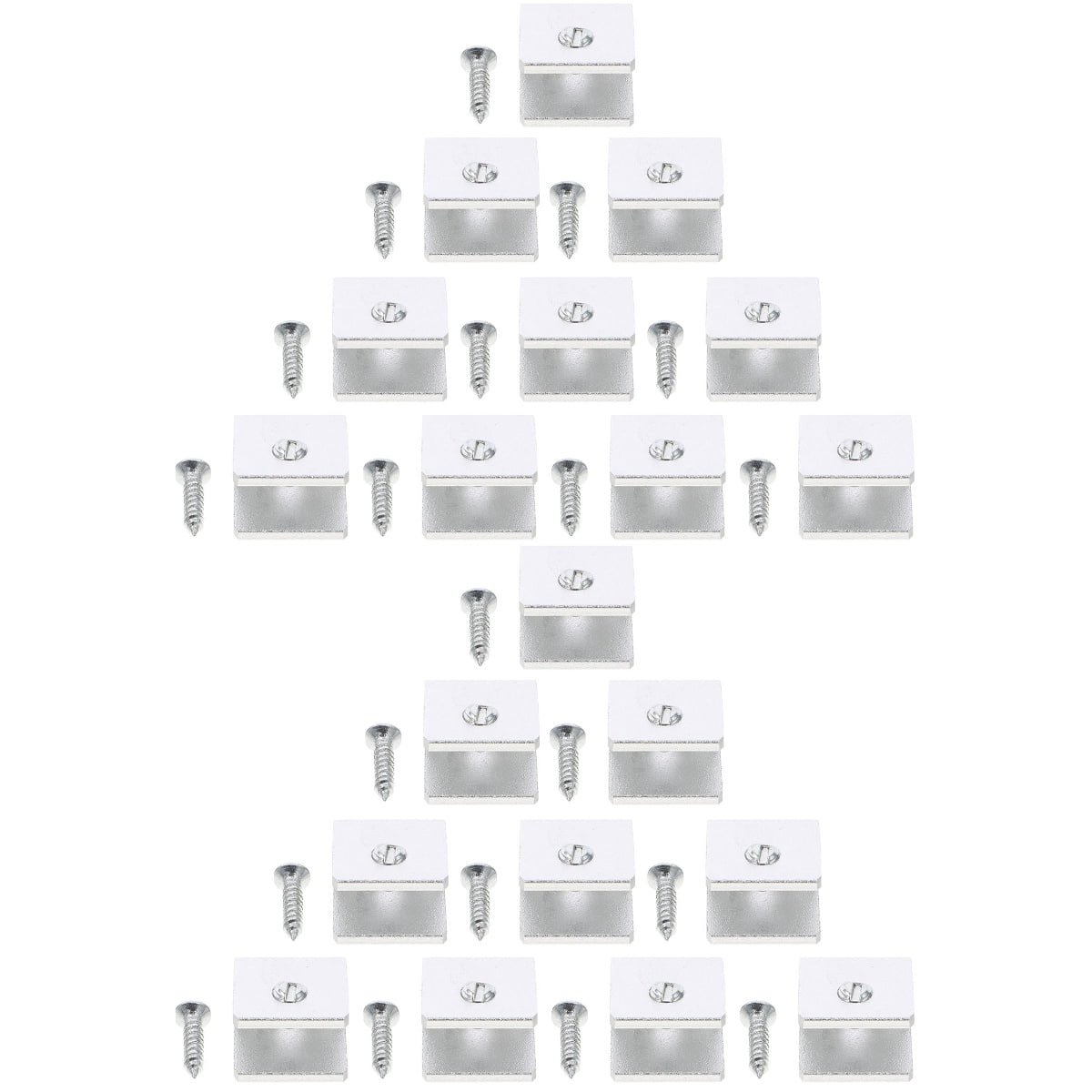 2 Pieces Folding Shelf Brackets Heavy Duty Wire Glass Sandwich Plate ...