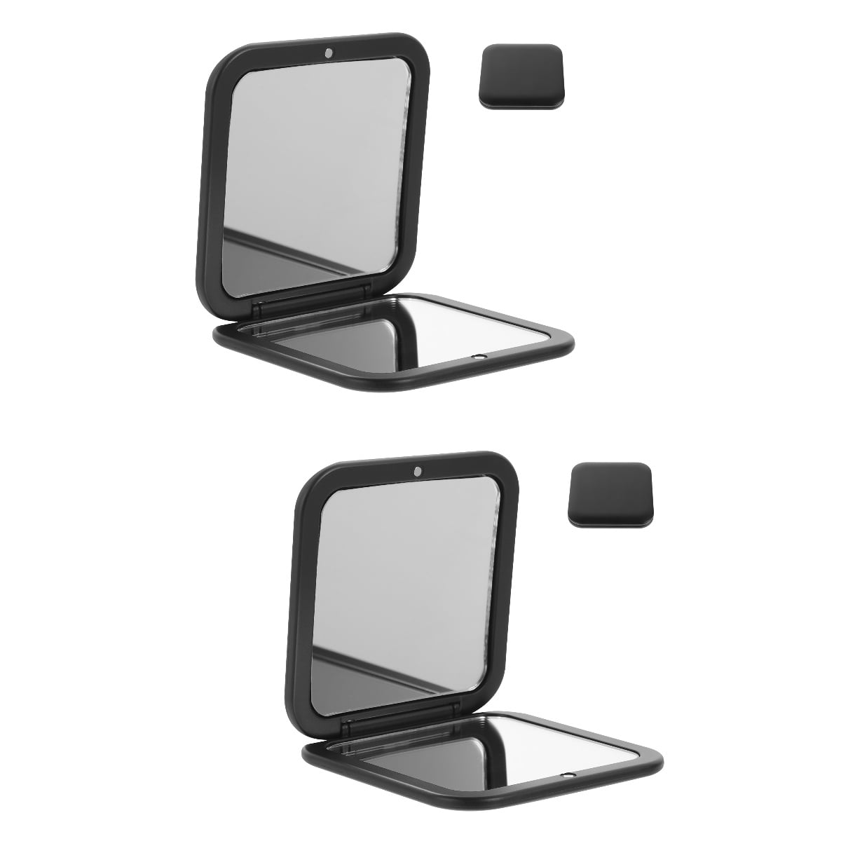 2 Pieces Folding Vanity Mirror Compact Makeup Mirrors Women's Gifts ...