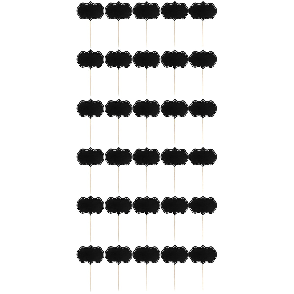 2 Pieces Food Label Sticks Labels Label Insert Buffet Dinner 15X9X0.1CM ...