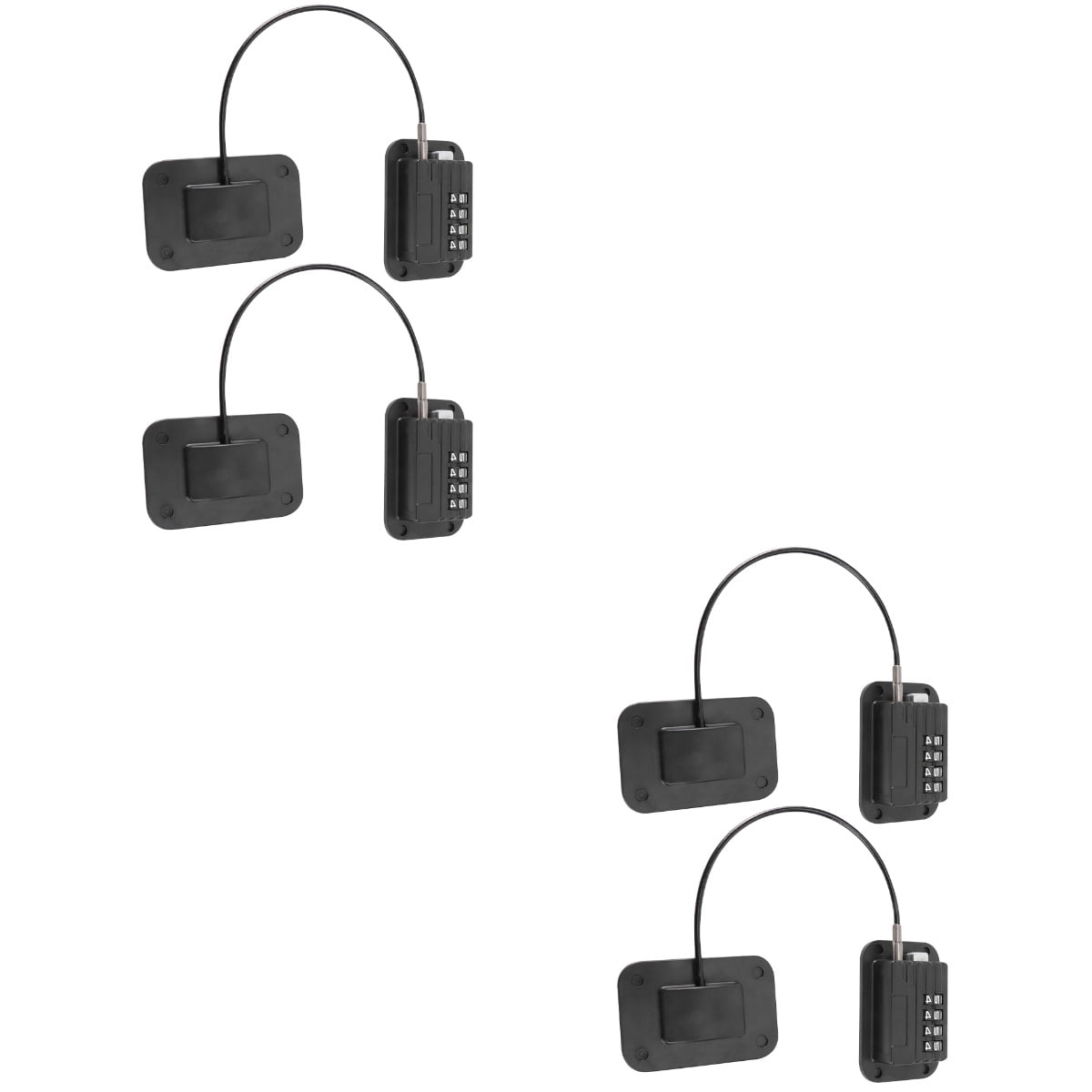 2 Pieces Four Wheel Combination Lock Child Safe Window Guards Gate ...