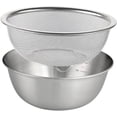 2 Pieces Fruit Vegetable Washing Basket, Rice Washing Bowl Colander ...