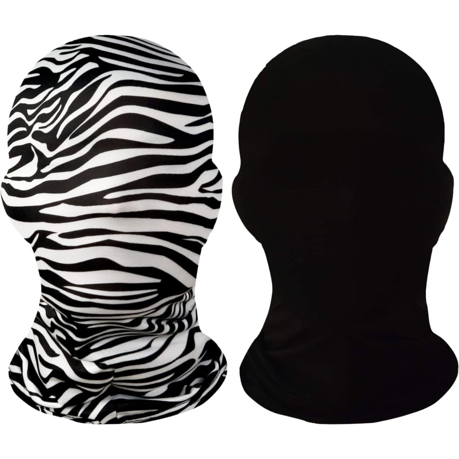 VZQI Breathable Full Face Mask Set – 2-Pack Stretchy & Lightweight for ...