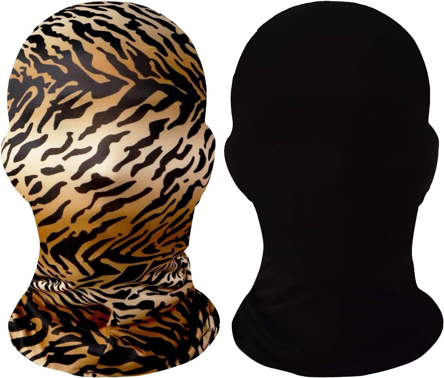 2 Pieces Full Face Mask, Skin Masks, Halloween Spandex Hood for Unisex ...