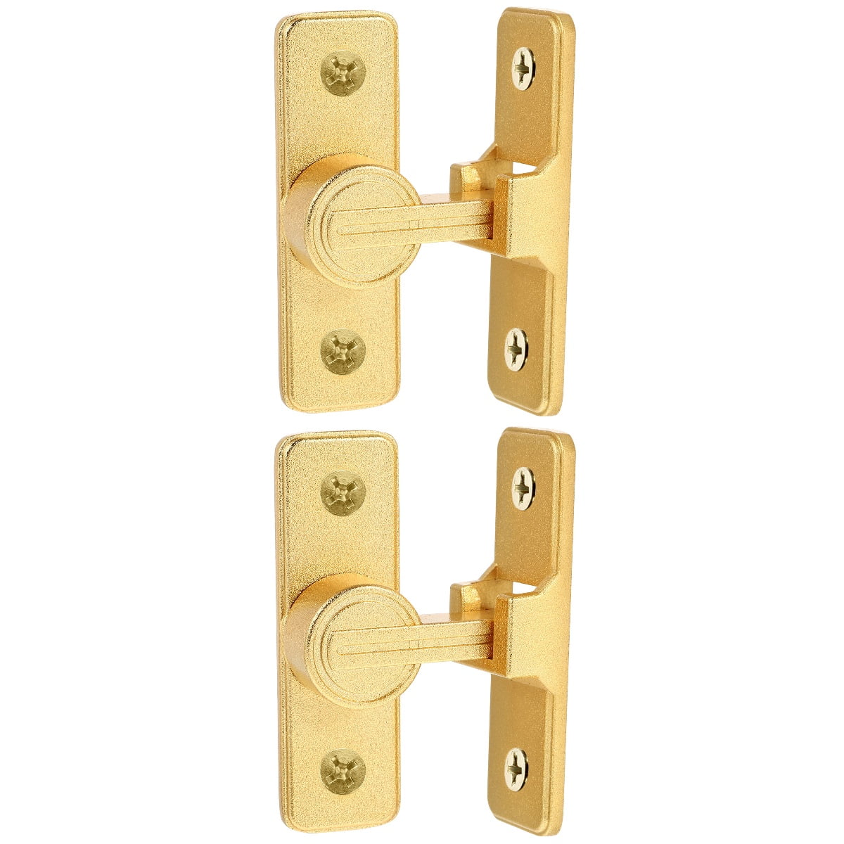 2 Pieces Gate Lock Flip Plug Easy to Install Latch Child 8X5.2CM Golden ...