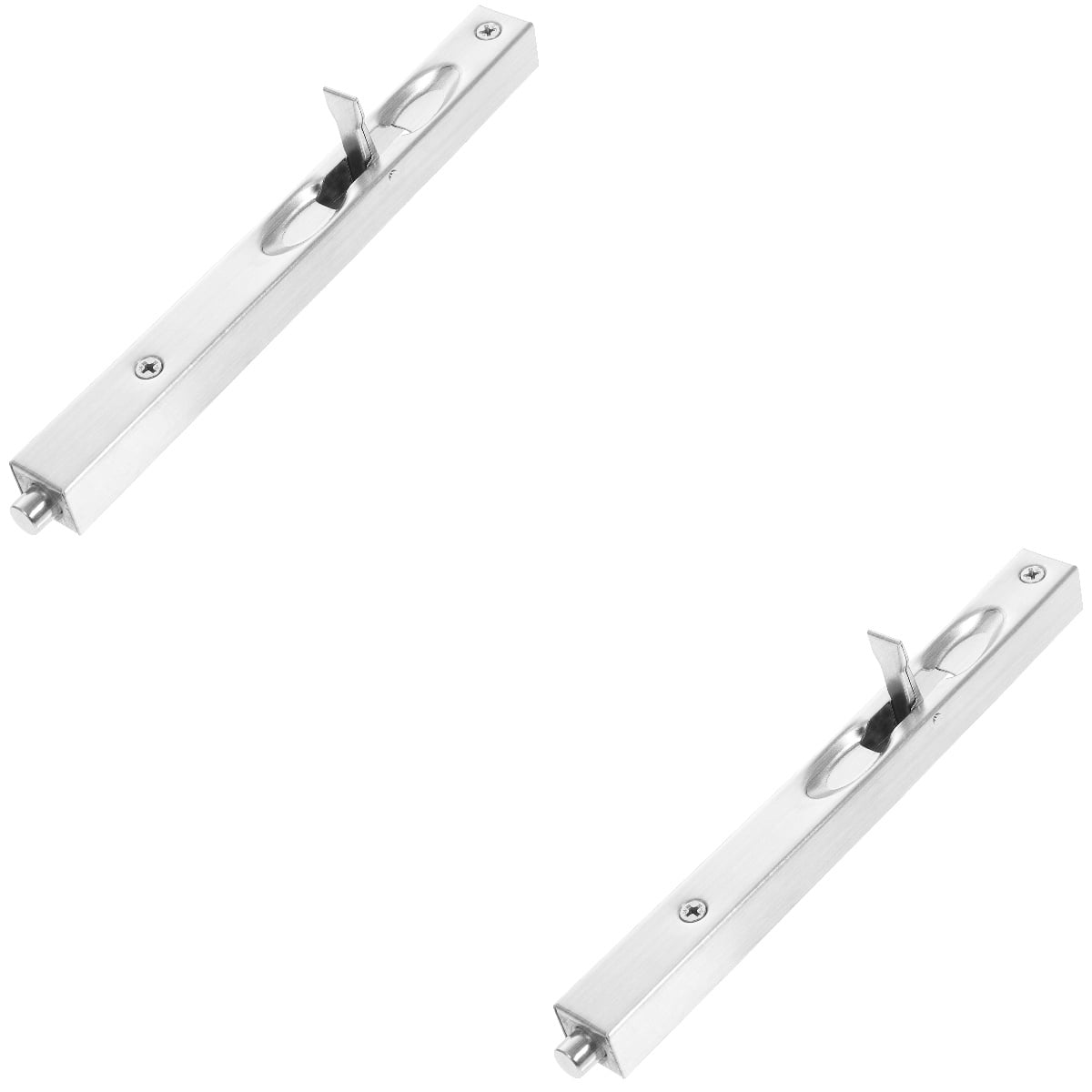 2 Pieces Gate Lock with Key Both Sides Latch Plug - Walmart.com