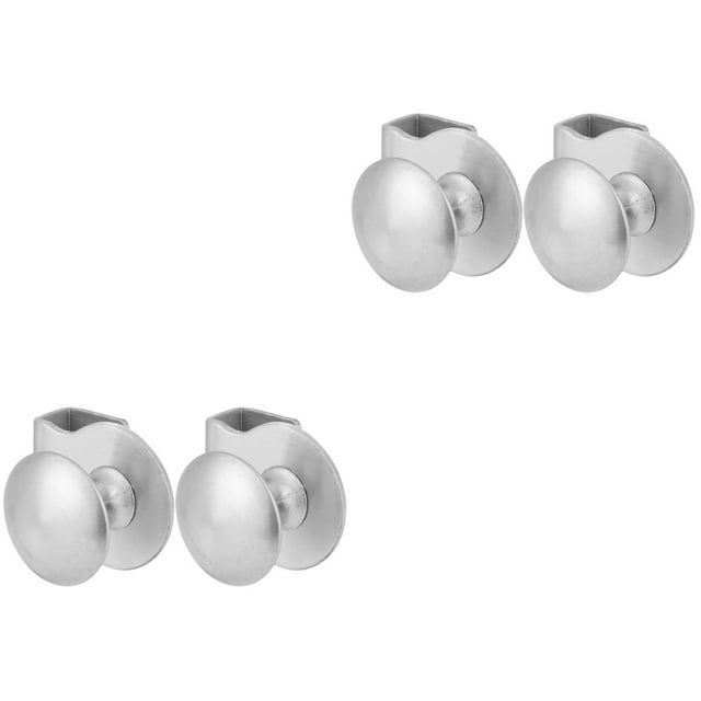 2 Pieces Glass Mirror Handle Clip Display Cabinet Handles - Walmart.com