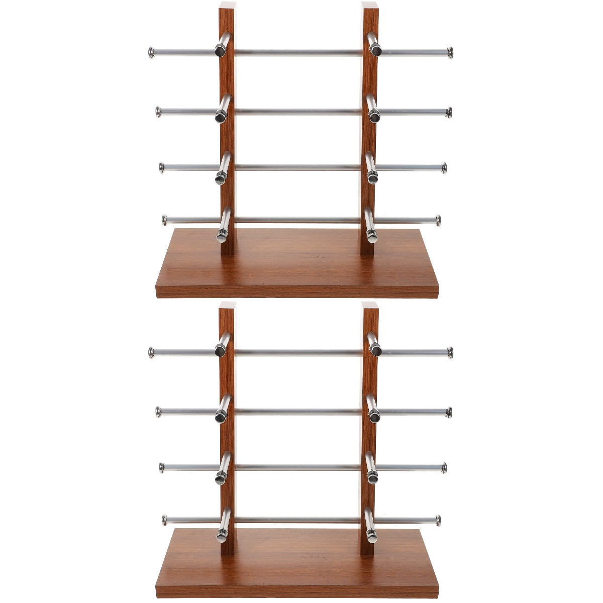 2 Pieces Glasses Display Stand Retail Eyewear Rack Organizer Black ...