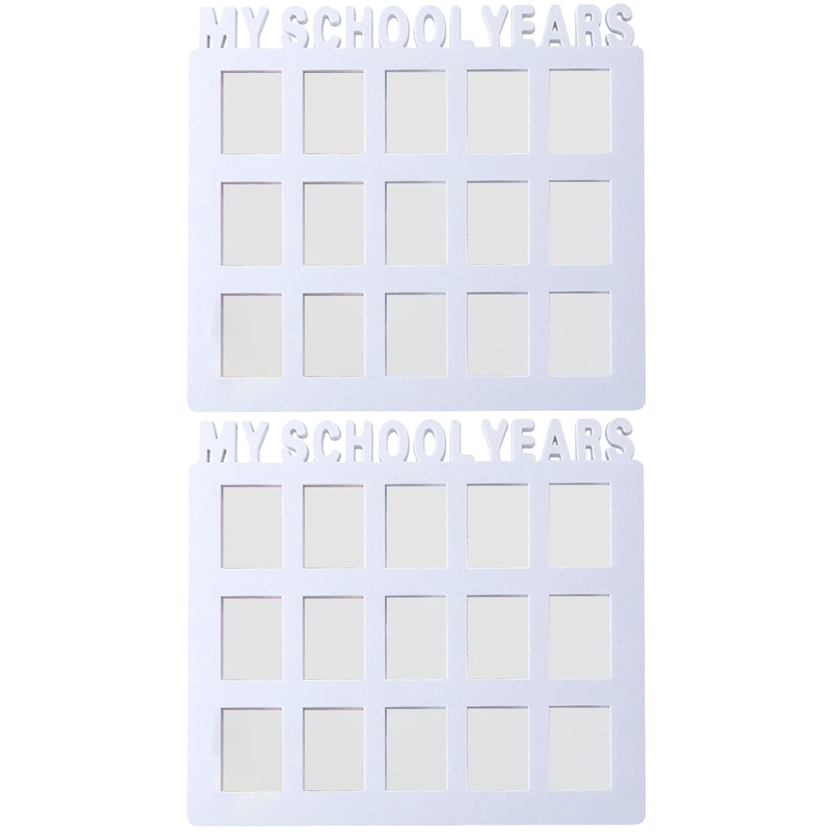 2 Pieces Graduation Photo Frame Picture Collage Office Mother White ...