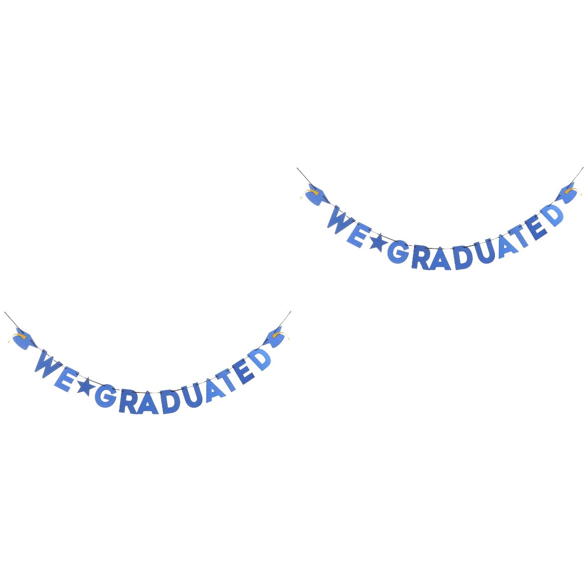 2 Pieces Graduation Season Banner Party Decorations for - Walmart.com
