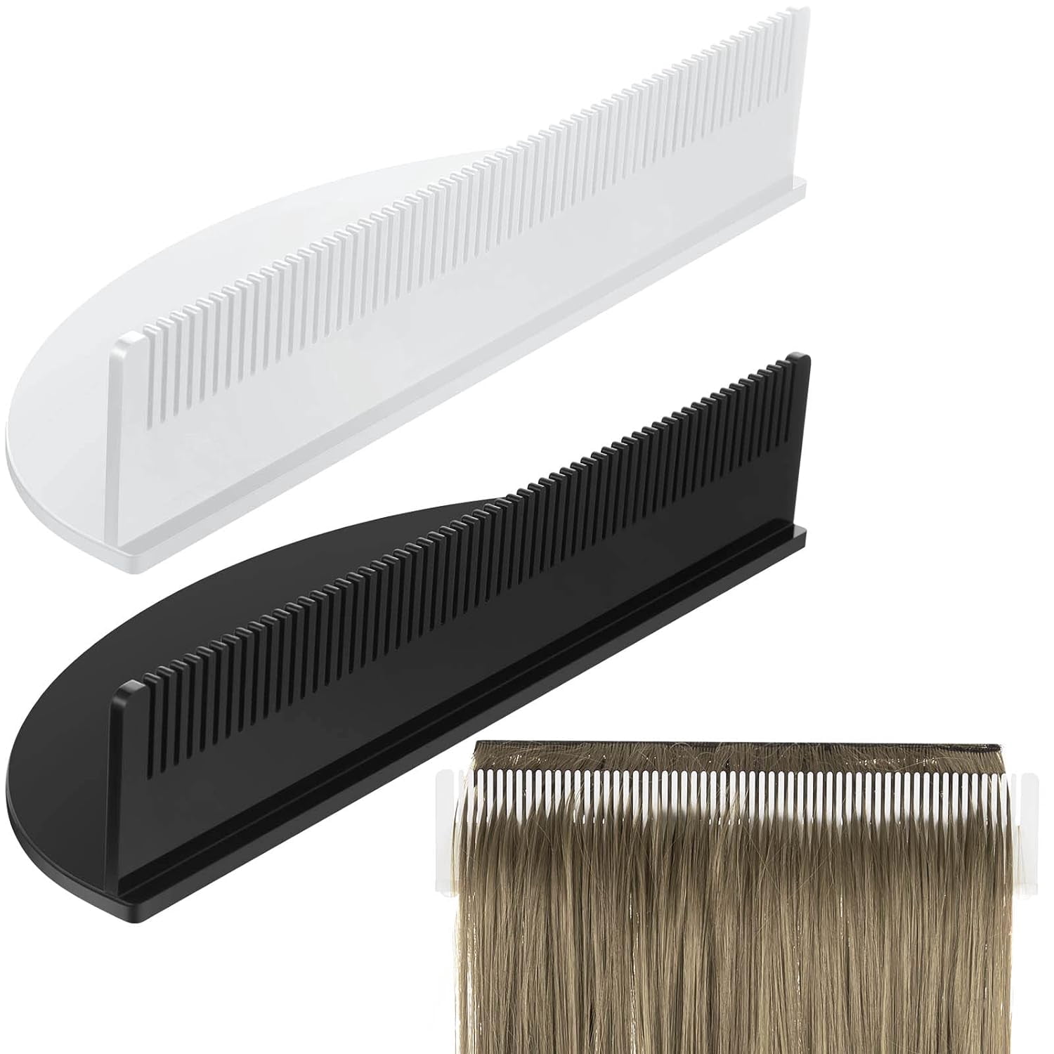 2 Pieces Hair Extension Stand Acrylic Hair Dyeing Stand, Display ...