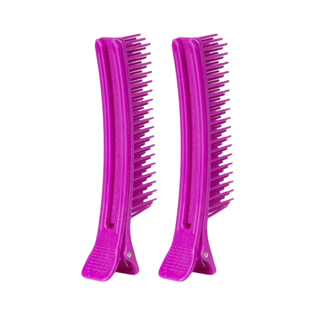 2 Pieces Hair Sectioning Clips Barrette with Comb and Nonslip Grip ...