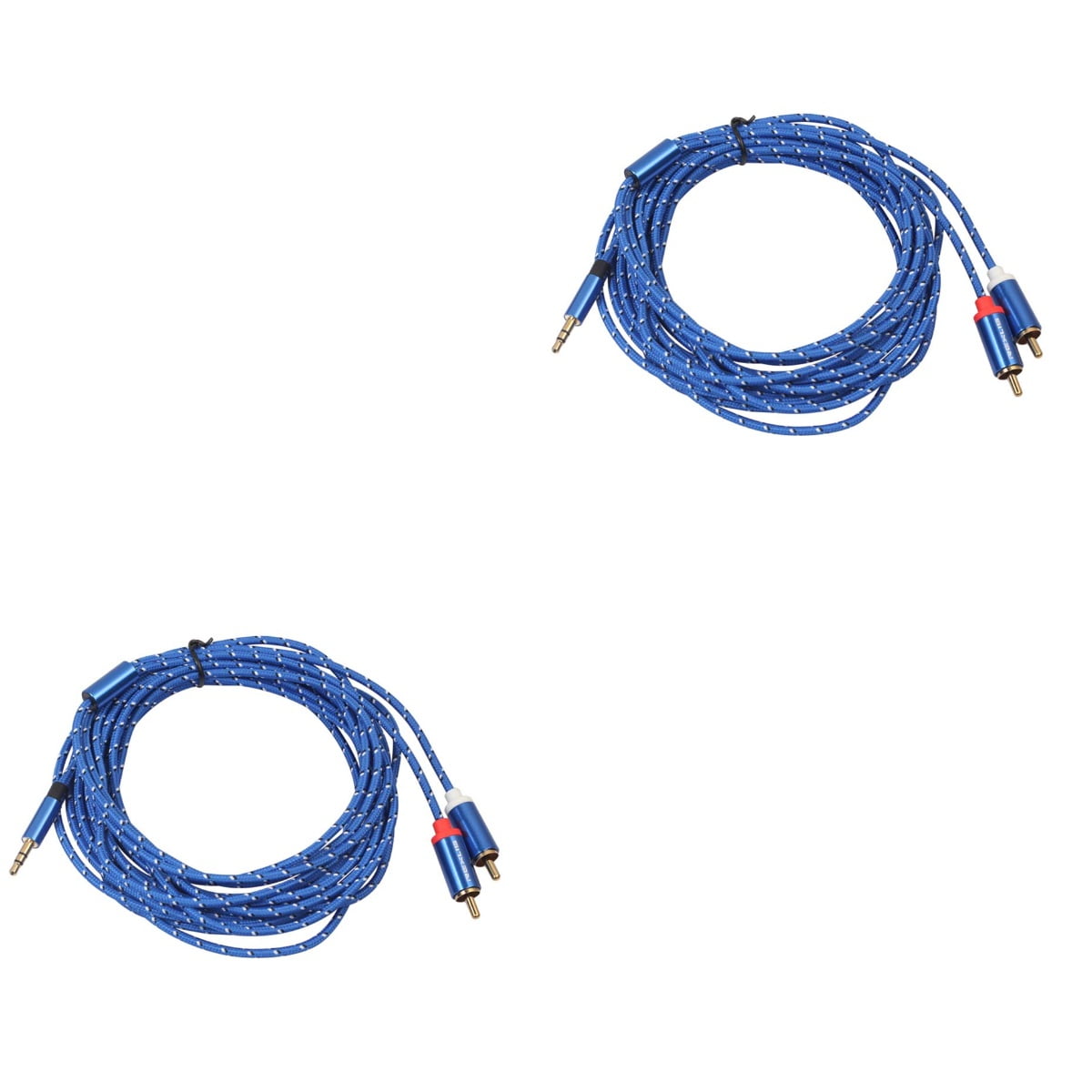 2 Pieces Headphones Extension Cable USB to Audio Jack Adapter Speaker ...