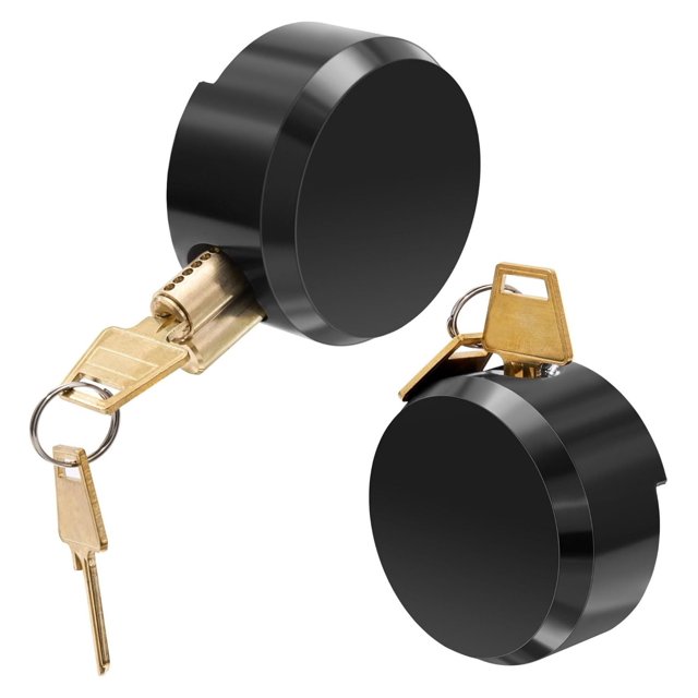 2 Pieces Hidden Shackle Puck Lock, Hidden Shackle Padlocks Keyed Alike ...