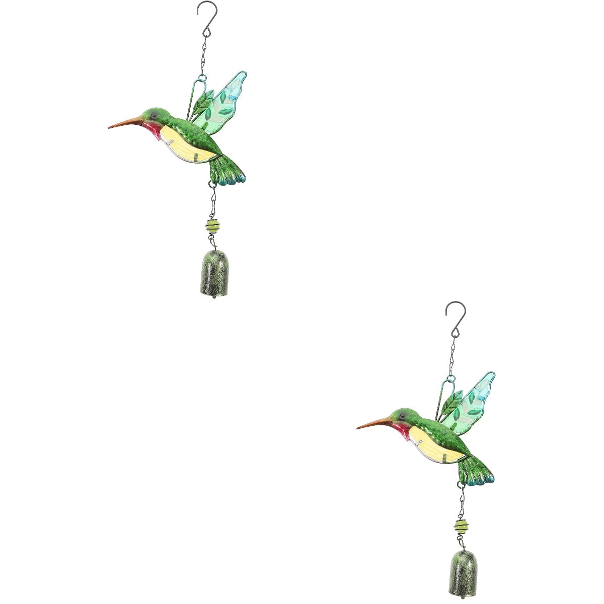 2 Pieces Hummingbird Wind Chimes Wind Chimes Gifts Garden Decor Home ...