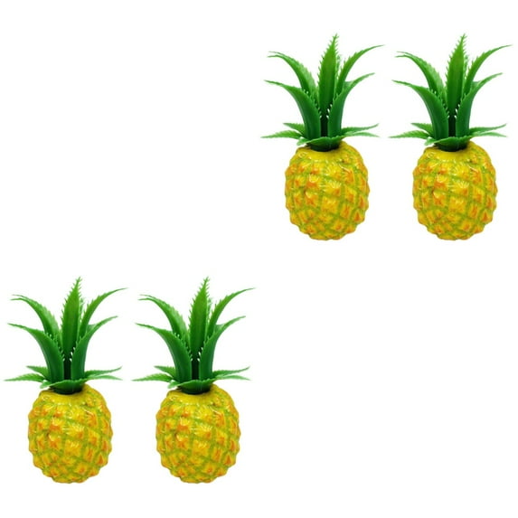2 Pieces Imitation Pineapple Model Fruits Photo Props Fake Stickers Toddler - Walmart.com