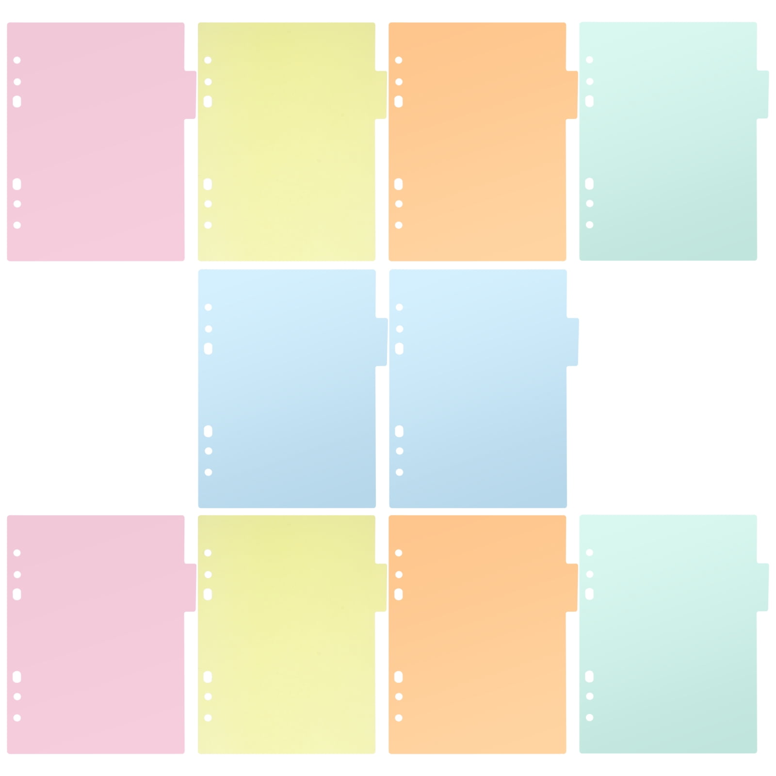 2 Pieces Index Page Divider Colored Labels Tabs for Notebooks Women's ...