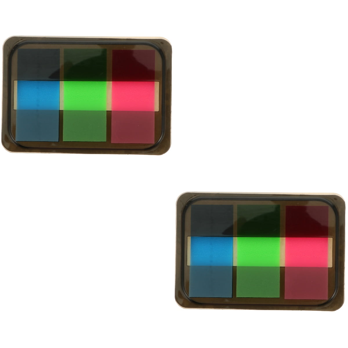 2 Pieces Index Sticker Office Supplies Stickers Label Draw Color Black ...