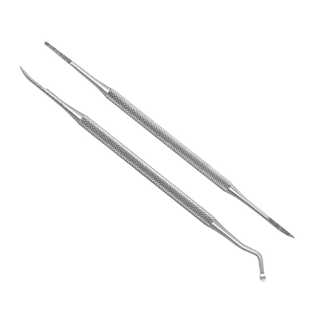 2 Pieces Ingrown Toenail File and Lifter Double Sided Professional ...
