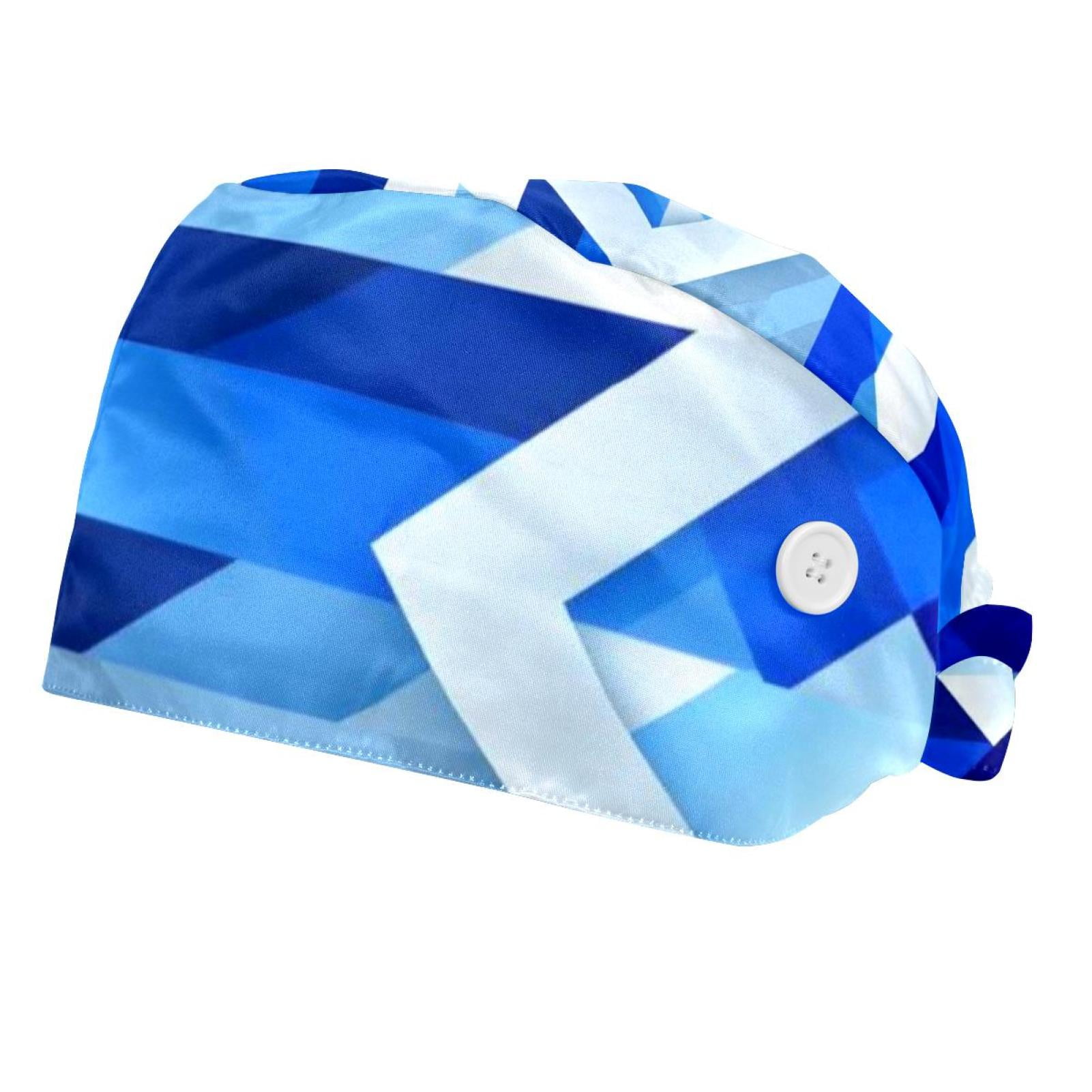 2 Pieces Israel Flag Working Cap with Buttons and Sweatband，Adjustable ...