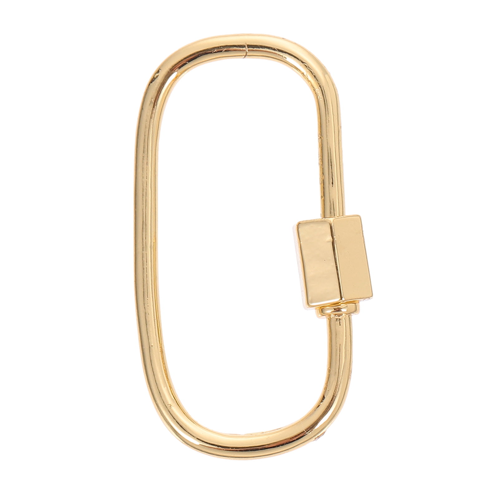 2 Pieces Jewelry Link Buckle Connector Charms Tassel Screw Lock ...