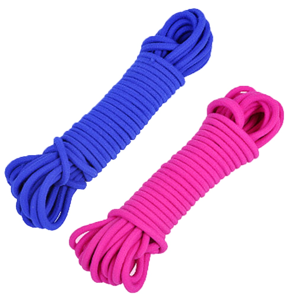 2 Pieces Jump Ropes Elastic Ropes ， Kids Fitness Game for Outdoor ...