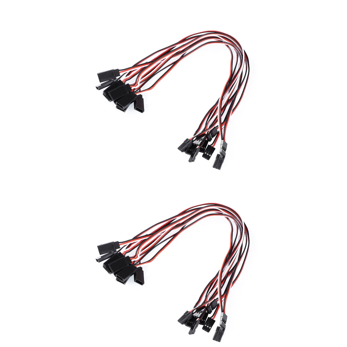 2 Pieces Jump in The Line Jumpers Cables 3 Pin Extension Airplane Male ...