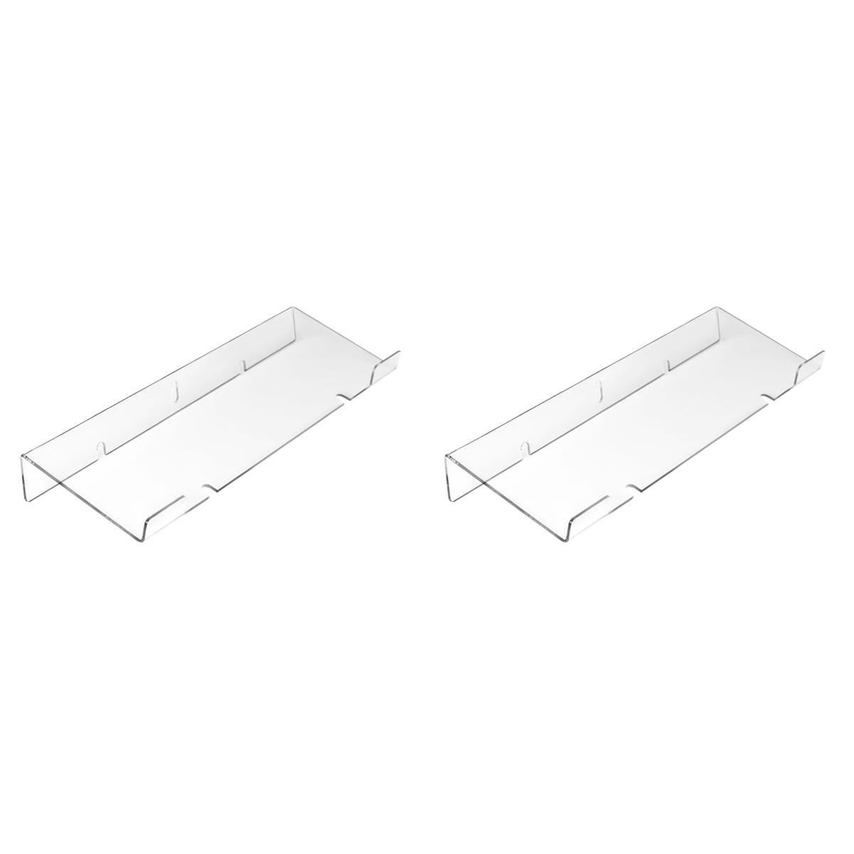 2 Pieces Keyboards Clear Monitor Stand Ergonomic Keyboard Stands Tilt ...