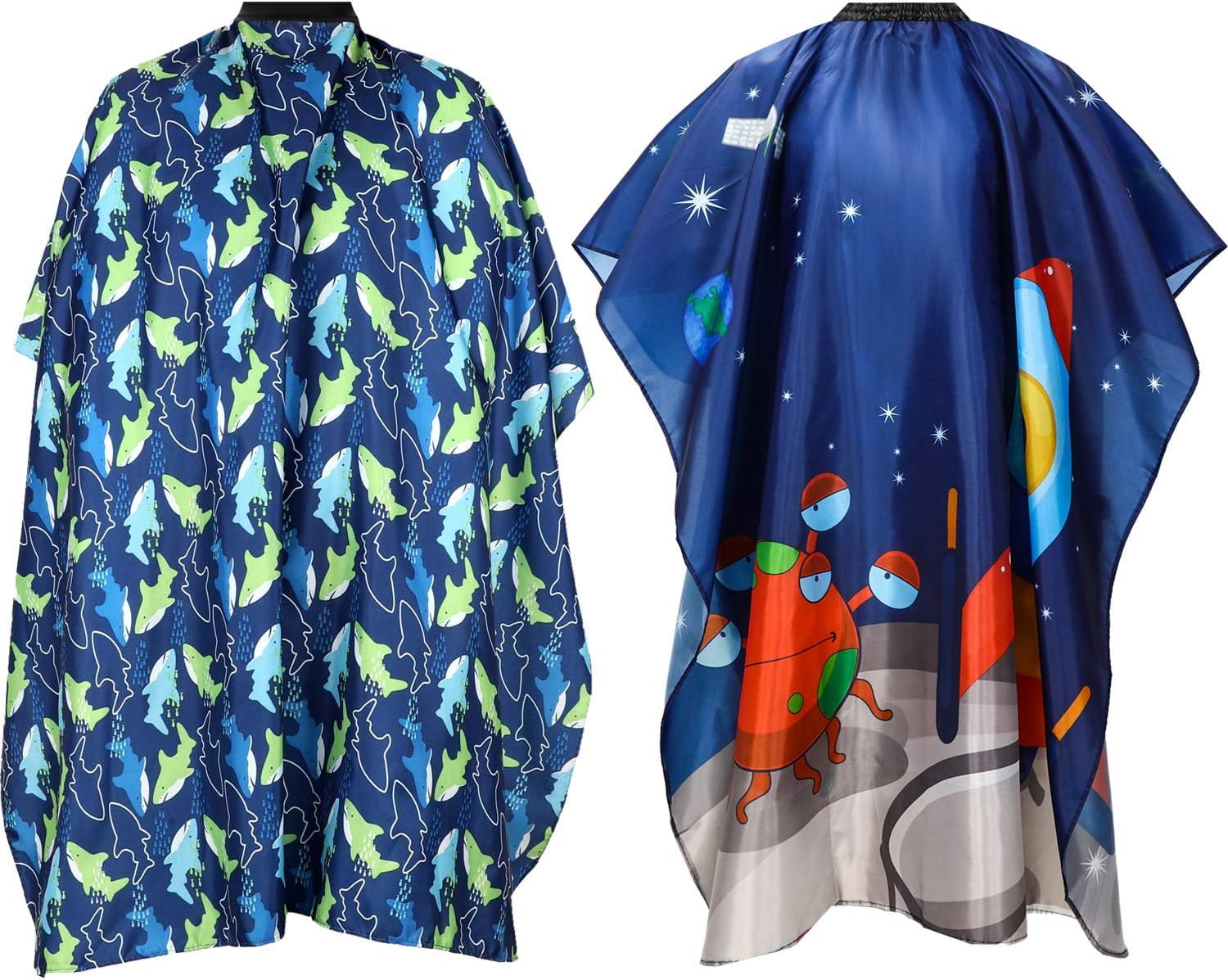 2 Pieces Kids Haircut Salon Cape Waterproof Hair Cutting Cape Children ...