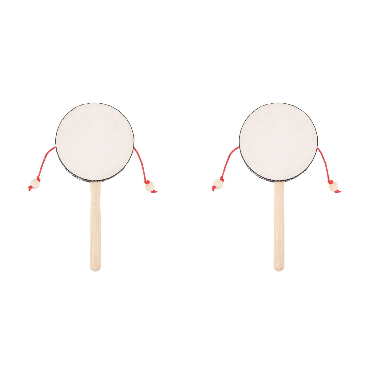 2 Pieces Kids Playset Baby Rattle Shake Toy Wooden Plaything Toys for ...