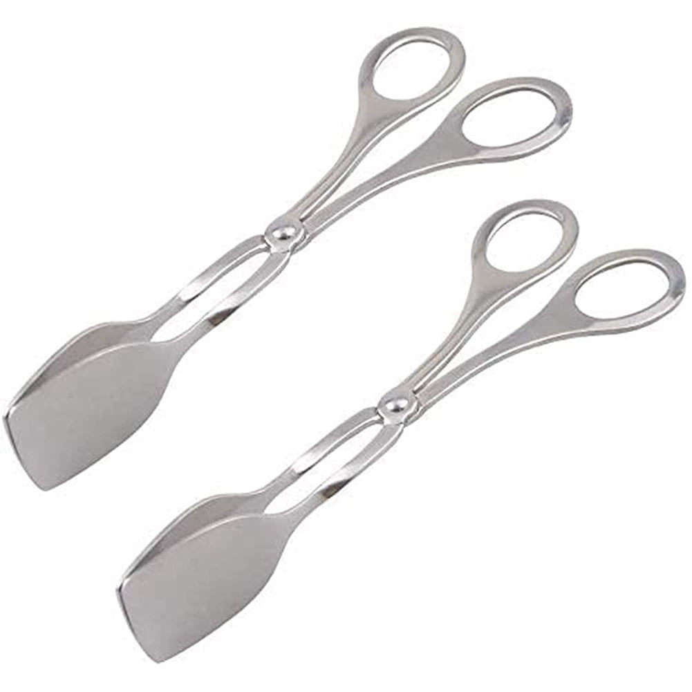 2 Pieces Kitchen Tongs Grill Tongs Pastry Tongs Serving Tongs Multi ...