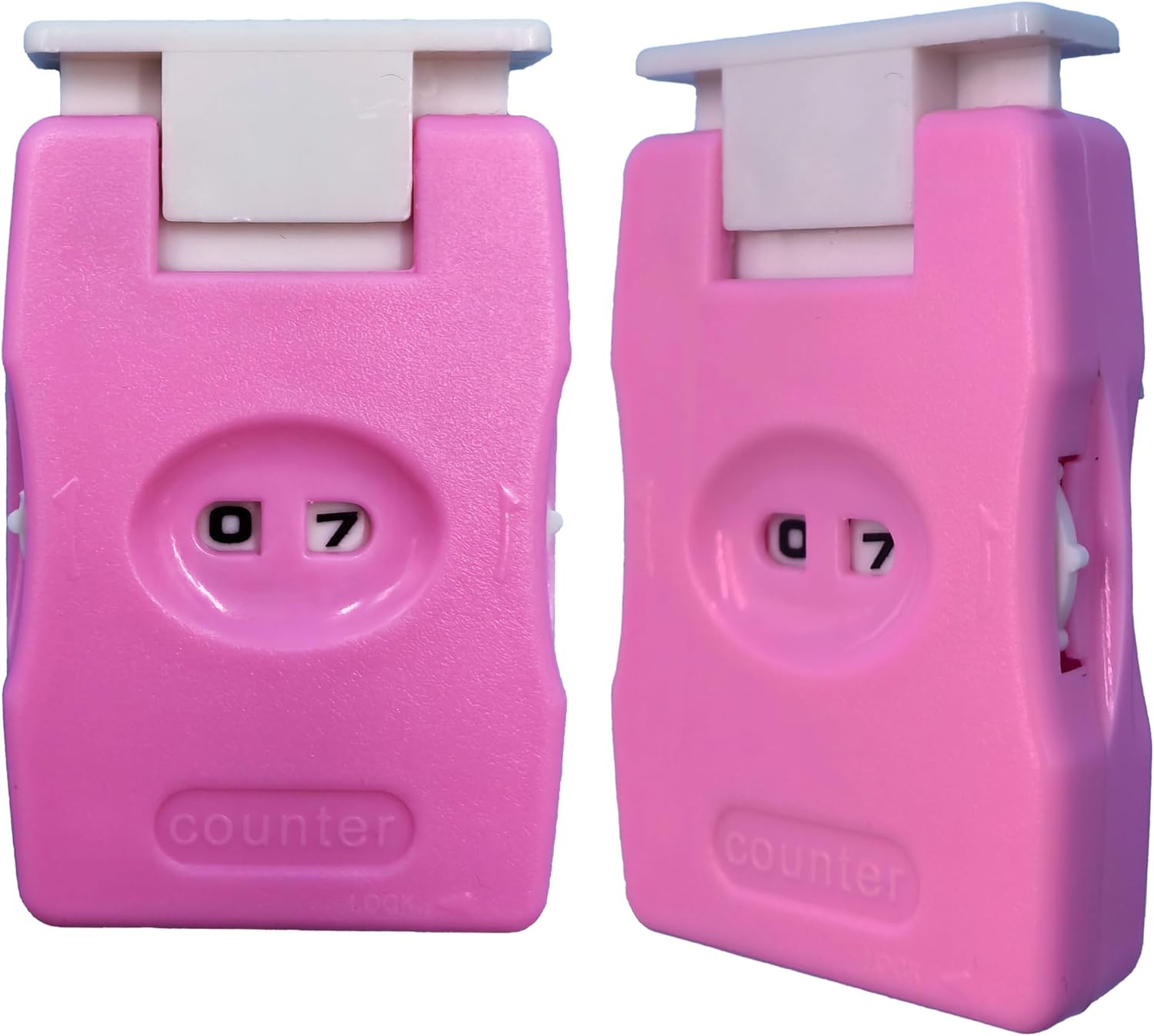 2 Pieces Knitting Counters, Knitting Needle Marking Tool, Plastic ...