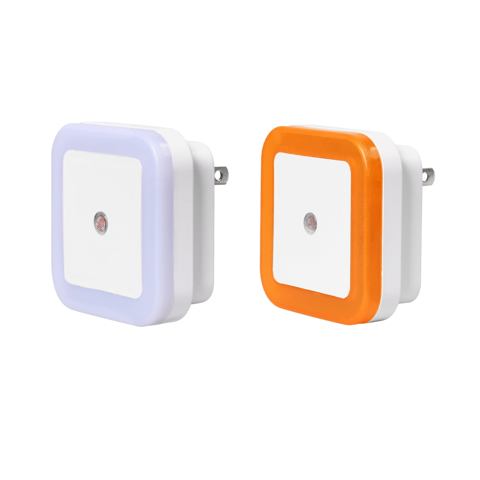 2 Pieces LED Night Lights, Automatic Night Light, Plug into Wall Smart ...