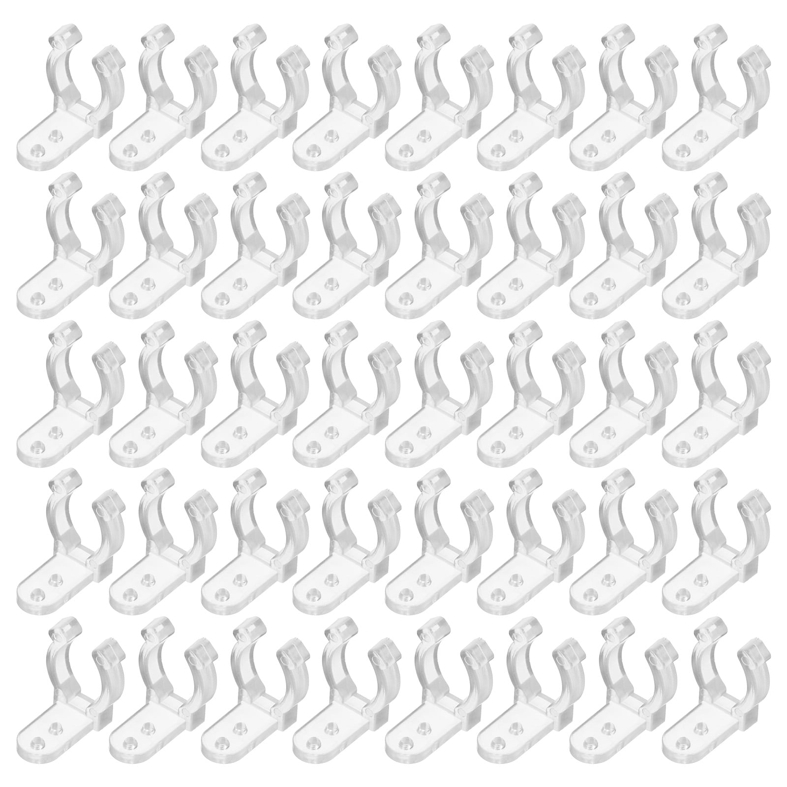 2 Pieces LED Rope Light Clip Clamps Adhesive Cable Clips Bar ...