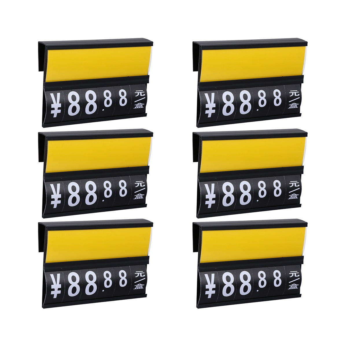 2 Pieces Label Rack Price Tag Display Holder Clothing Glasses Topper ...