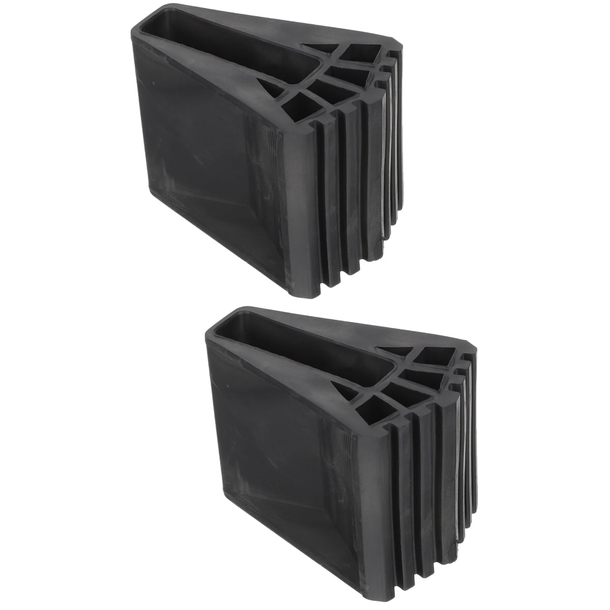 2 Pieces Ladder Feet Retractable Foot Pads Plantar Bunk Bed Black ...