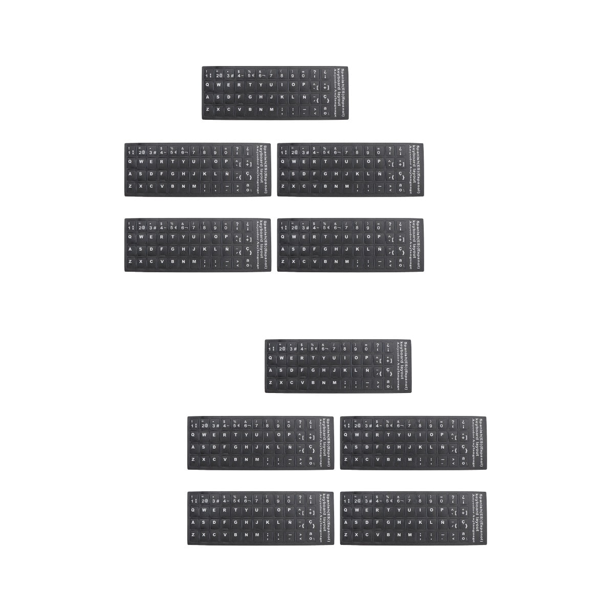 2 Pieces Laptop Letter Stickers Keyboard Flashing Signal Lights Digital ...