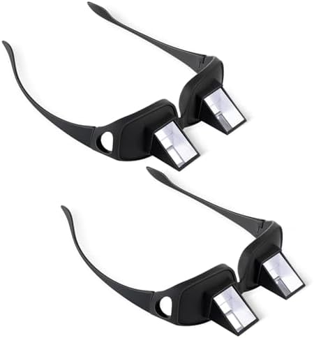 2 Pieces Lazy Spectacles Horizontal Glasses Bed Prism Glasses High ...