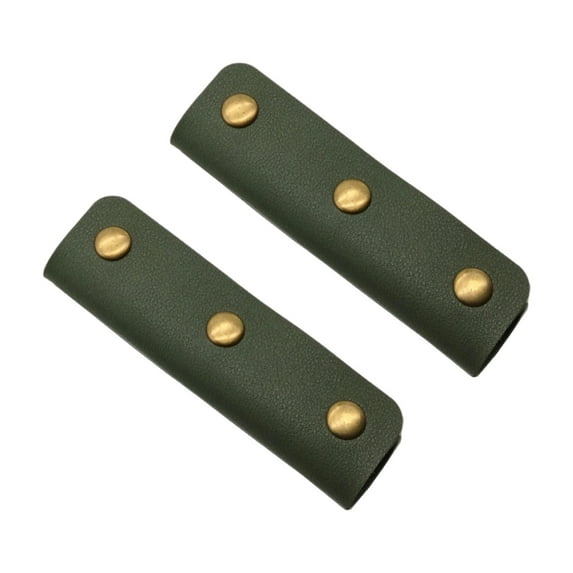 2 Pieces Leather Handle Wrap for Handbags Bucket Bags Luggage Grips ...