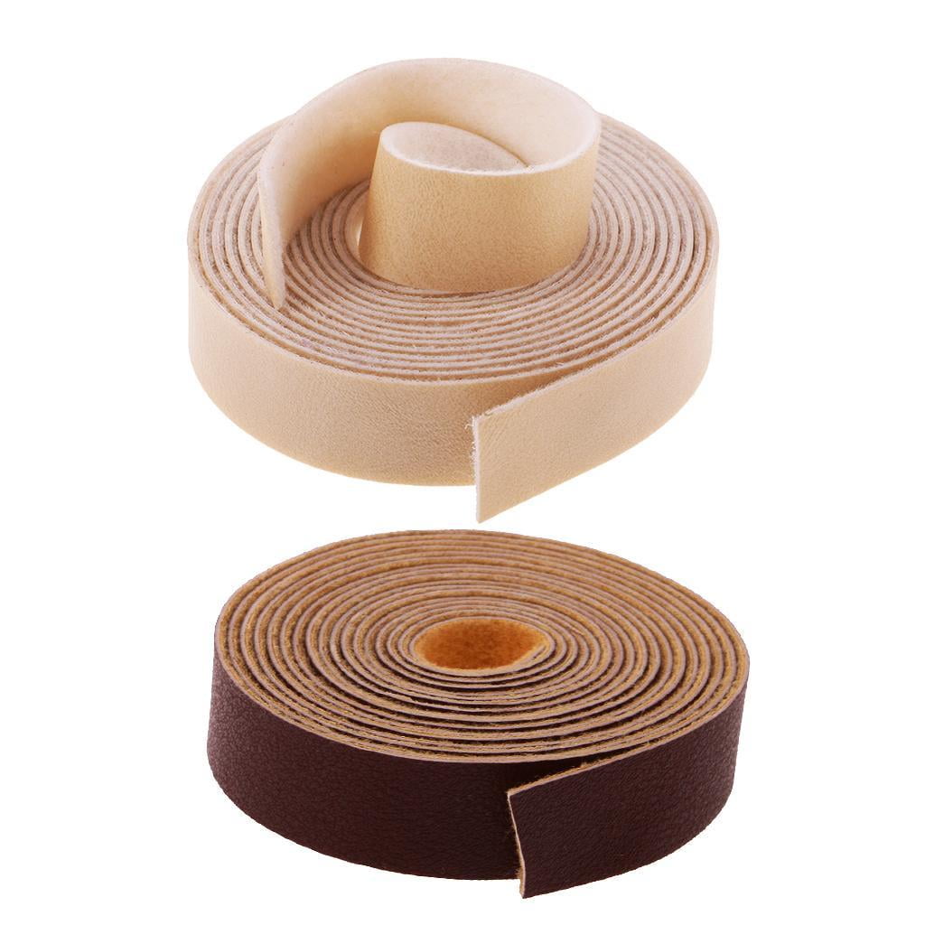 2 Pieces Leather Strap Strip 10. Long For Clothing Decor Belt Craft ...