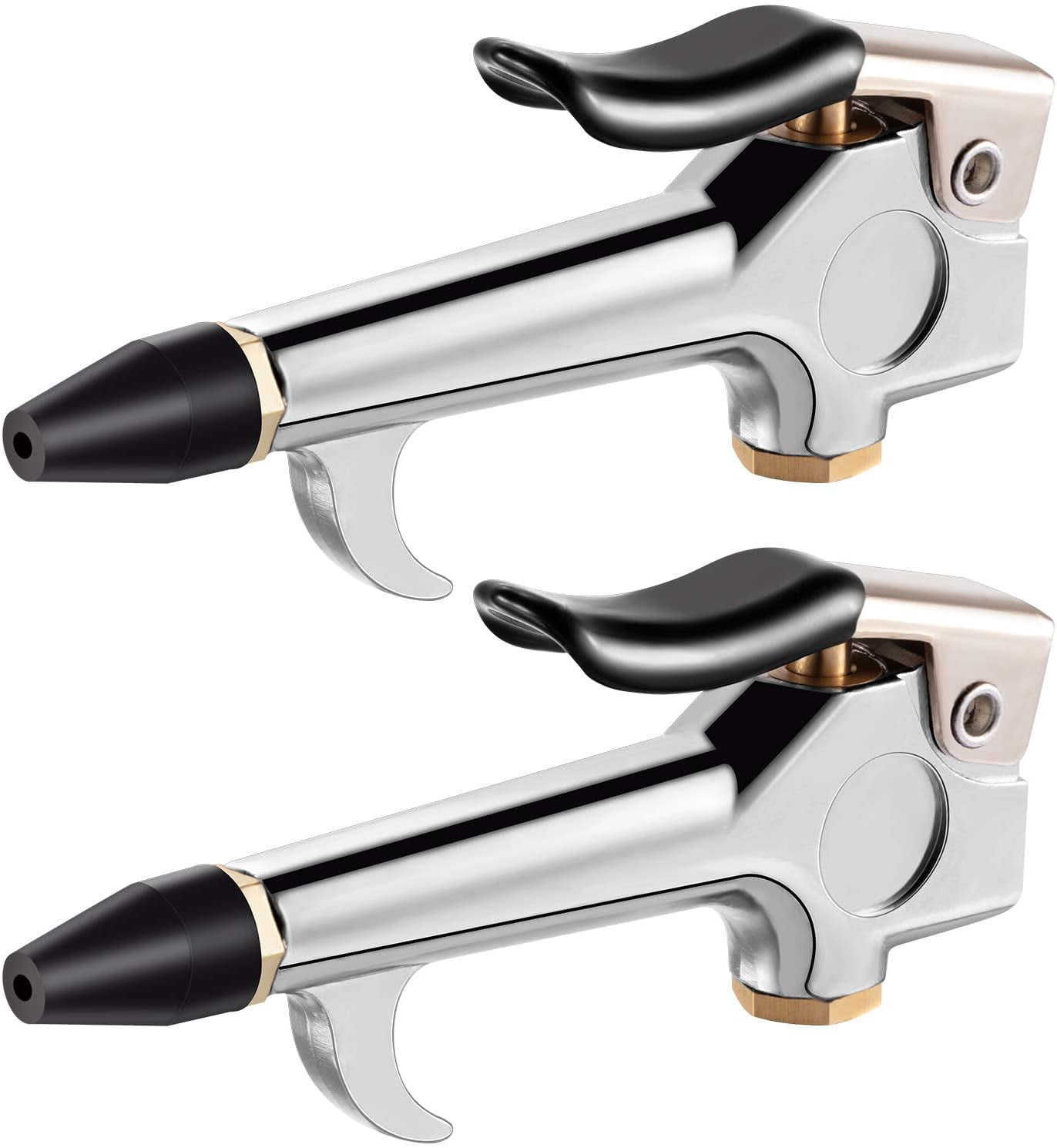2 Pieces Lever Style Air Blow Gun with Rubber and Safety Tip Nozzles ...