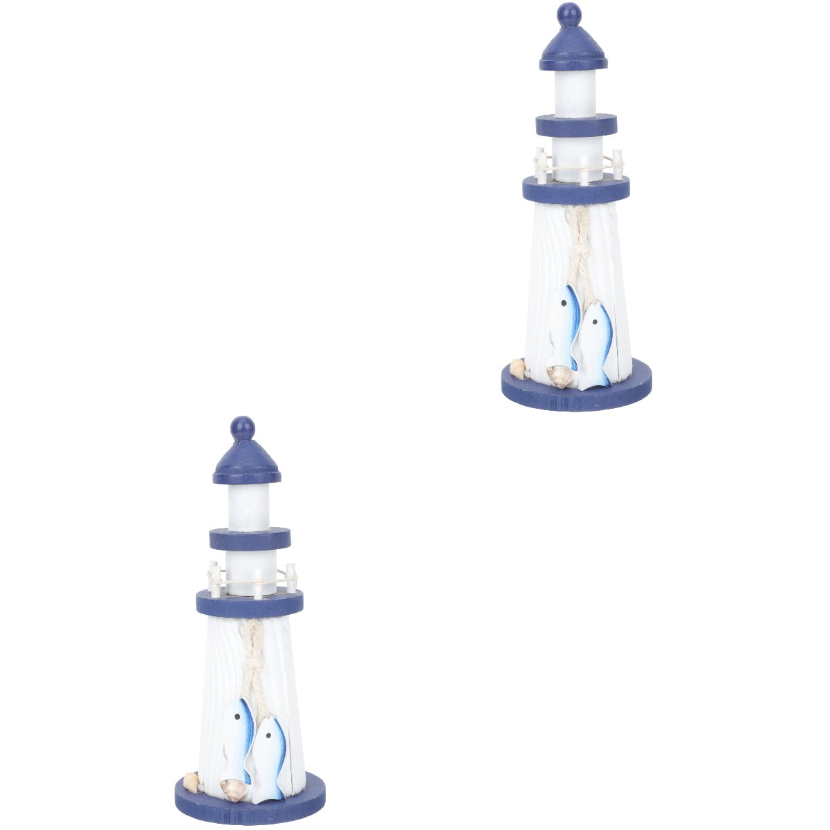 2 Pieces Lighthouse Decor Nautical Themed Decoration - Walmart.com