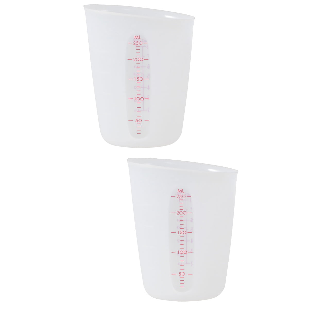 2 Pieces Liquid Measuring Cups Resin Mixing Ml Beaker White - Walmart.com