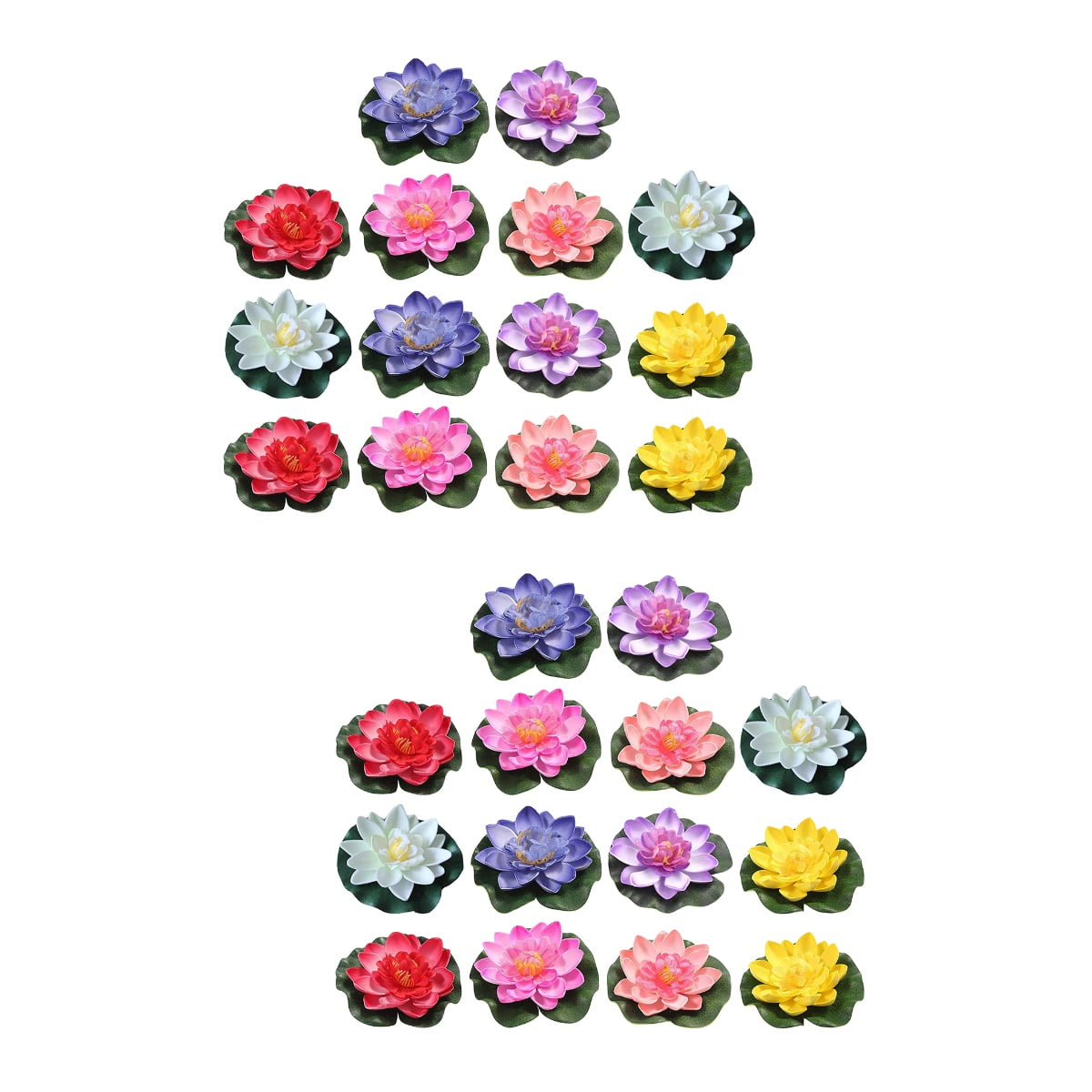 2 Pieces Lotus Flower Ornament Vending Machine Jars Pool Party ...