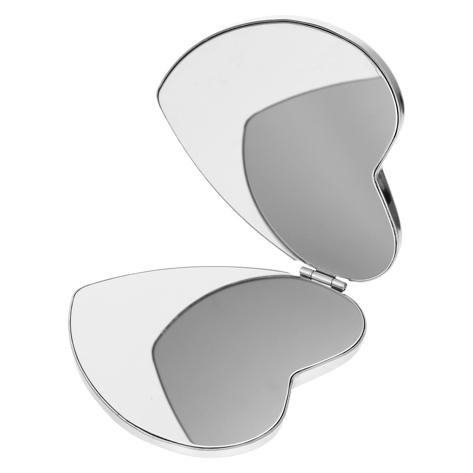 2 Pieces Love Makeup Mirror Small Cosmetic Double-sided Mirrors Travel ...